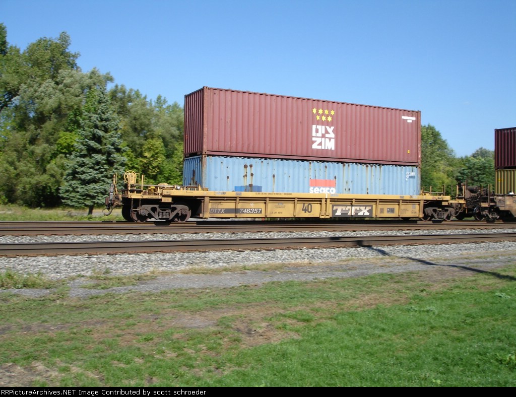 DTTX 746357 Double Stackcar EB